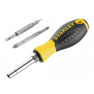 Stanley Hand Tools 6-way Screwdriver Carded Multi Colour (One Size)