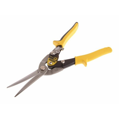 Stanley Hand Tools Aviation Snips Multi Colour (Yellow - Long Straight Cut)