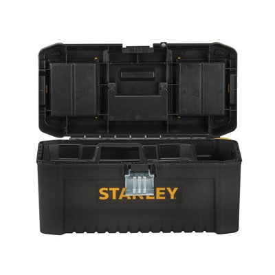 Stanley Hand Tools Basic Toolbox With Organiser Top Multi Colour (16in ...