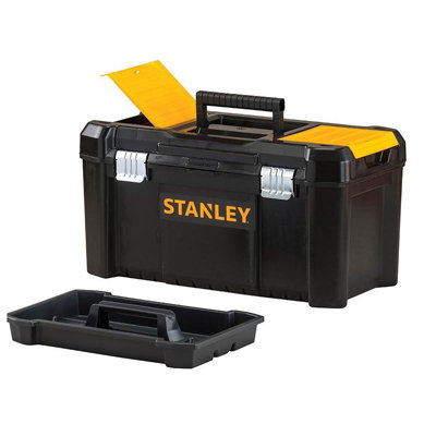 Stanley Hand Tools Basic Toolbox With Organiser Top Multi Colour (19in ...