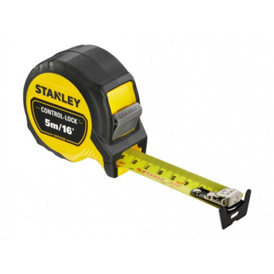 Stanley Hand Tools Control-lock Pocket Tape Multi Colour (5m/16ft)