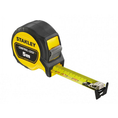 STANLEY HAND TOOLS CONTROL-LOCK POCKET TAPE MULTI COLOUR (5M (METRIC ONLY))