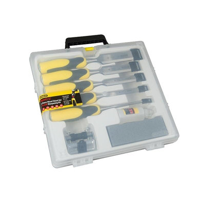Stanley Hand Tools Dynagrip Chisel With Strike Cap Set, 5 Piece ...