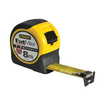 Stanley Hand Tools Fatmax Magnetic Bladearmor Tape Multi Colour (8m ...