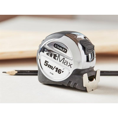 Stanley Hand Tools Fatmax Pro Pocket Tape Multi Colour (5m/16ft (Width ...