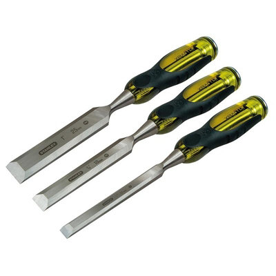 Stanley Hand Tools Fatmax Thru Tang Chisel Multi Colour (Set of 3: 12 ...