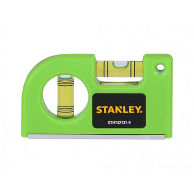 Stanley Hand Tools Magnetic Hi-vis Pocket Level Multi Colour (One Size)