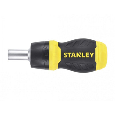 Stanley Hand Tools Multibit Ratchet Stubby & Bits Multi Colour (One Size)