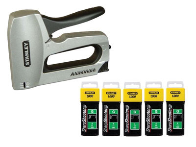 Stanley Heavy-Duty Staple Gun 0-TR150HL + Heavy Duty 8mm Staples 1 ...