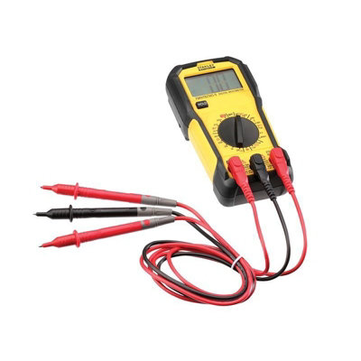 Stanley Intelli Tools Fatmax Basic Digital Multimeter Multi Colour (One ...