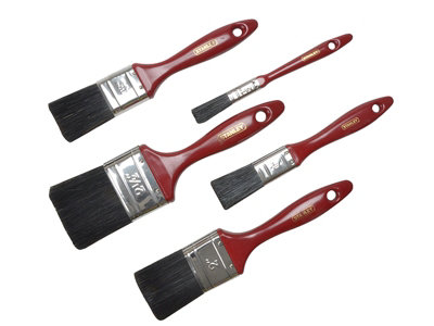 Stanley Paint Brushes 12mm 25mm 37mm 50mm 62mm Assorted Set STA026727 ...