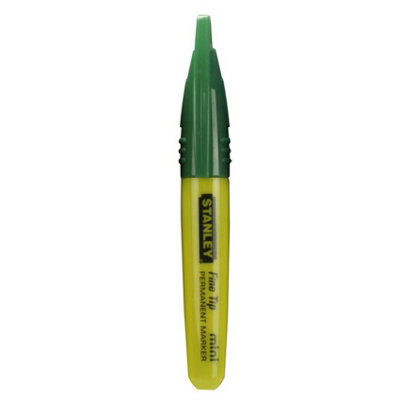 Stanley Permanent Fine Tip Mini Marker Pen Green Pocket Size 2-47-329 1 ...