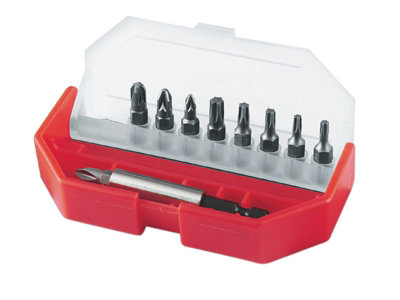 STANLEY - Phillips/Pozidriv/TORX Insert Bit Set, 10 Piece | DIY at B&Q