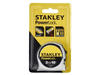 Stanley STA033523 3m Powerlock Tape Measure 10" Micro Power Lock 0-33-523