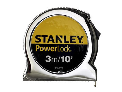 Stanley STA033523 3m Powerlock Tape Measure 10" Micro Power Lock 0-33-523