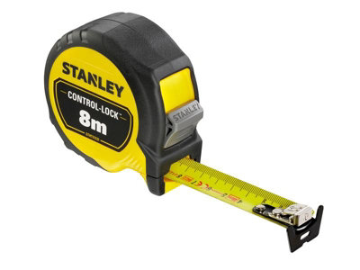 Stanley STA037232 8m Metric Control Grip Trade Tape Measure Magnetic ...