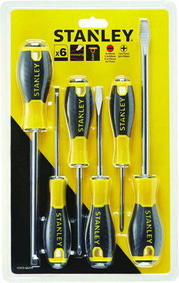 Stanley STA060209 6 Piece PH/SL Essential Steel Screwdriver Set