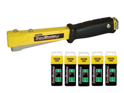 Stanley STA0PHT150 Hammer Tacker 0-PHT150 + Heavy Duty 10mm Type G Staples