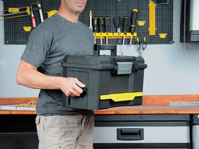 Stanley STA170316 19 inch One Touch Toolbox With Drawer - 1-70-316