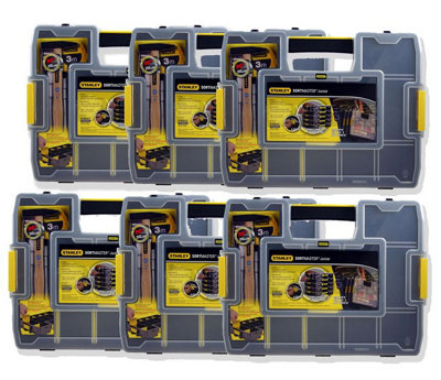 Stanley STA197483 Sortmaster Junior Organiser Tool Box Seal Tight 1-97 ...