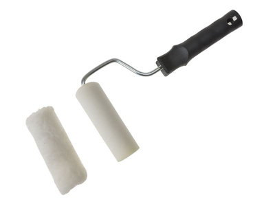 STANLEY STRLGS00 Mini Paint Roller Emulsion & Gloss Kit 100mm (4in ...