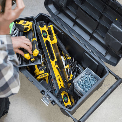 Stanley - STST1-80150 Essential Rolling Tool Chest with Metal Latches 50L