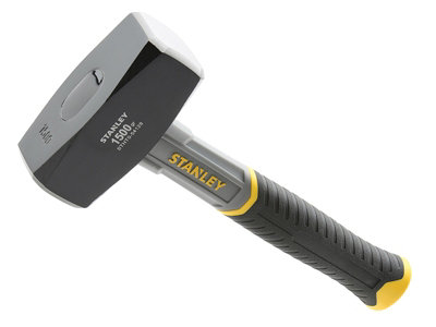 Stanley Tools 1.5Kg Fibreglass Club Hammer for Heavy-Duty Tasks