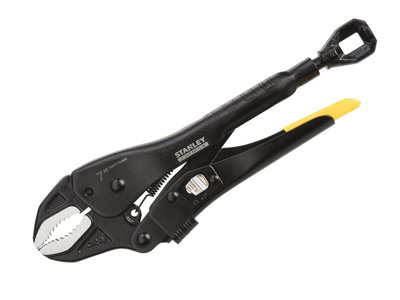 Stanley Tools FatMax 180mm Curved Jaw Lockgrip Pliers with Rust ...