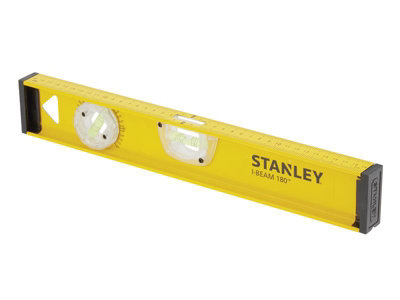 Stanley Tools Pro-180 I Beam Level with 3 Vials - 40cm Durable ...