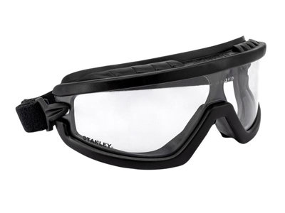 Stanley Vented Safety Goggles Eye Protection Polycarbonate Lens EN 166 ...