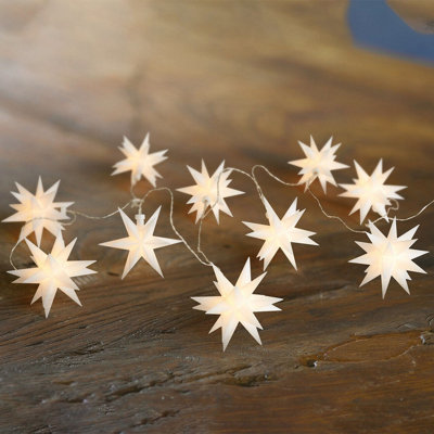 white string lights indoor