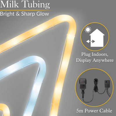 Star Rope Light Outdoor Christmas Decoration Flashing LED Xmas ...