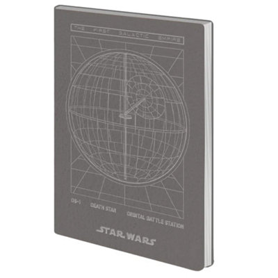 Star Wars Empire Flexible A6 Notebook (Pack of 2) Grey/Black (14.8cm x ...