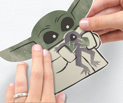 Star Wars The Mandalorian Grogu Cute Self-Adhesive Wall Stickers