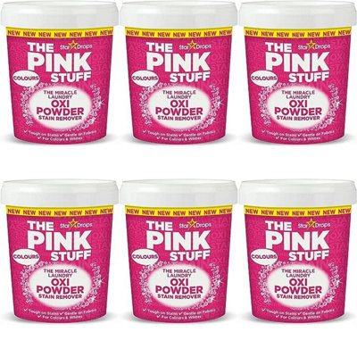Stardrops The Pink Stuff Oxi Powder Stain Remover Colours - 1kg (Pack ...