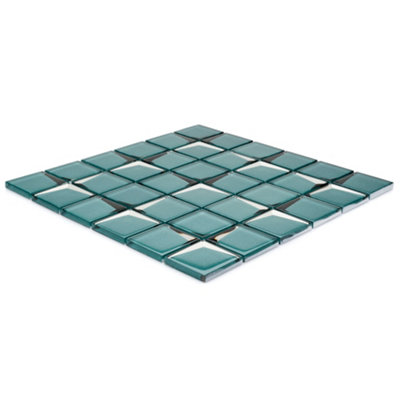 Stargazer Teal Mosaic Tile - House of Mosaics LUXE