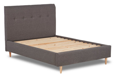 Starlight Shaped Headboard With Shallow Buttoning Bed Base Only 4FT ...