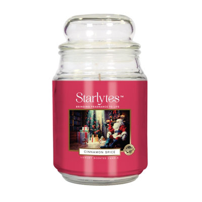 Starlytes 18oz Jar Candle - Cinnamon Spice