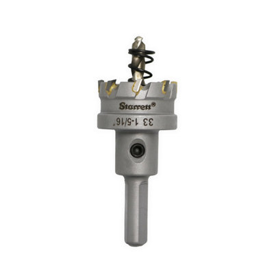 Starrett SM33 TCT Sheet Metal Holesaw 33mm | DIY at B&Q