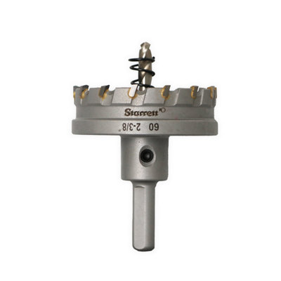 Starrett SM60 TCT Sheet Metal Holesaw 60mm | DIY at B&Q