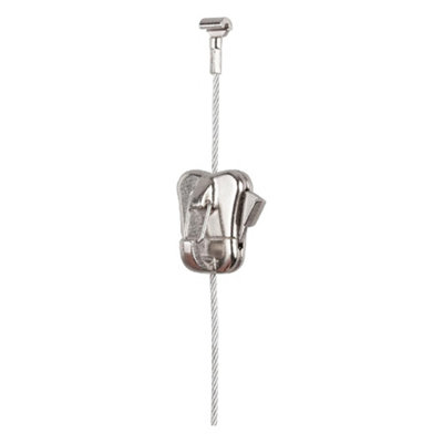 STAS Zipper Pro Adjustable Picture Hooks Pack of 5 for Rail Hanging ...