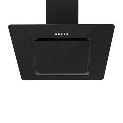 Statesman ACH60BL Angled Cooker Hood Extractor Fan, 60cm, Black | DIY ...