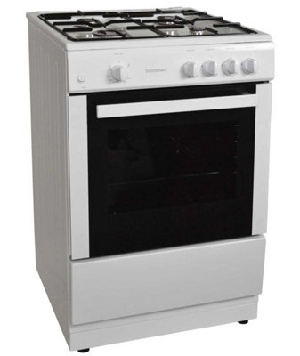 Statesman MAXI60GSF - White 4 Zone Gas Cooker - Manual cleaning - A energy