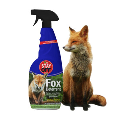 Stay Off Fox Deterrent Humane, Odourless Spray to Repel Foxes, Birds ...