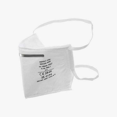 STEALTH FFP2 FOLD FLAT LATEX FREE DUST MASK WITH METAL NOSE CLIP ...