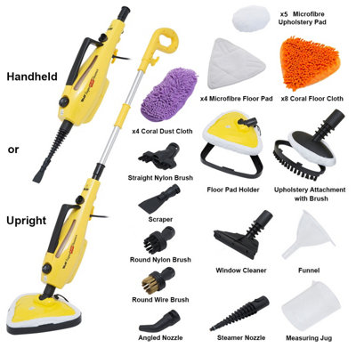 Steam Cleaner Wolf 1500w Corded Super H2OT Multipurpose High Pressure ...