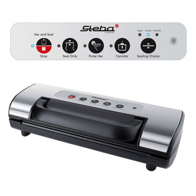 Steba 120W Vacuum Sealer with Double Weld Seam VK12