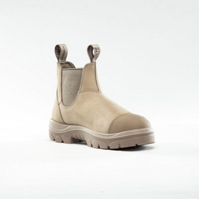 Steel Blue Hobart sand nubuck steel toe/midsole scuff-cap safety dealer ...