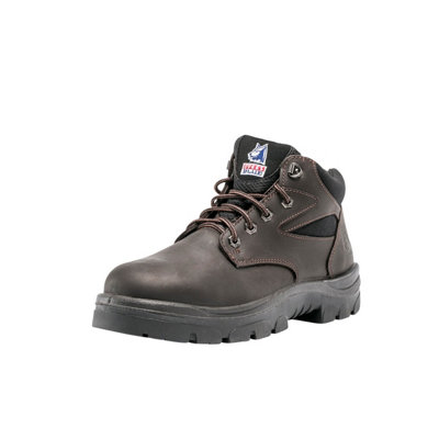 Steel Blue WHYALLA S3 claret leather steel toe/midsole safety boot 392108