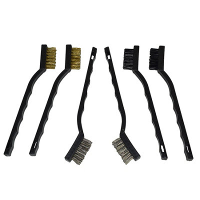 Steel Brass Nylon Assorted Wire Brushes For Spark Plug Electrical ...